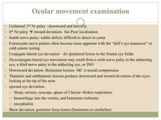 Approach to stupor and coma | PPTX