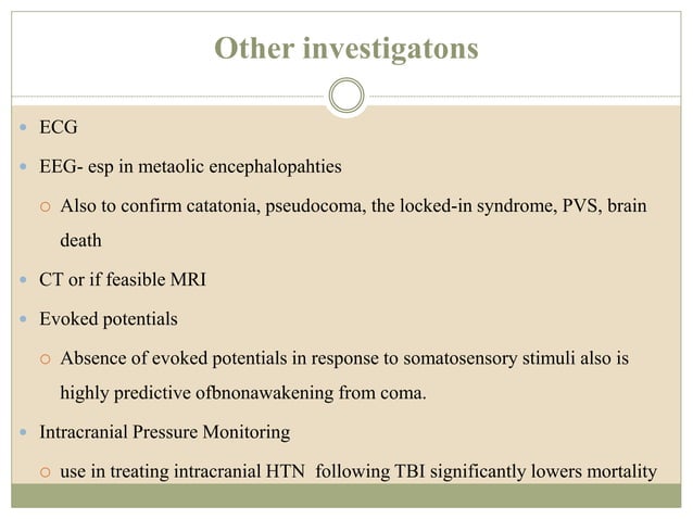 Approach to stupor and coma | PPTX