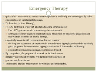 Approach to stupor and coma | PPTX