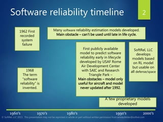 Predict Software Reliability Before the Code is Written | PPTX