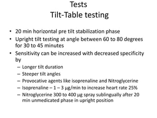 Approach to syncope | PPTX