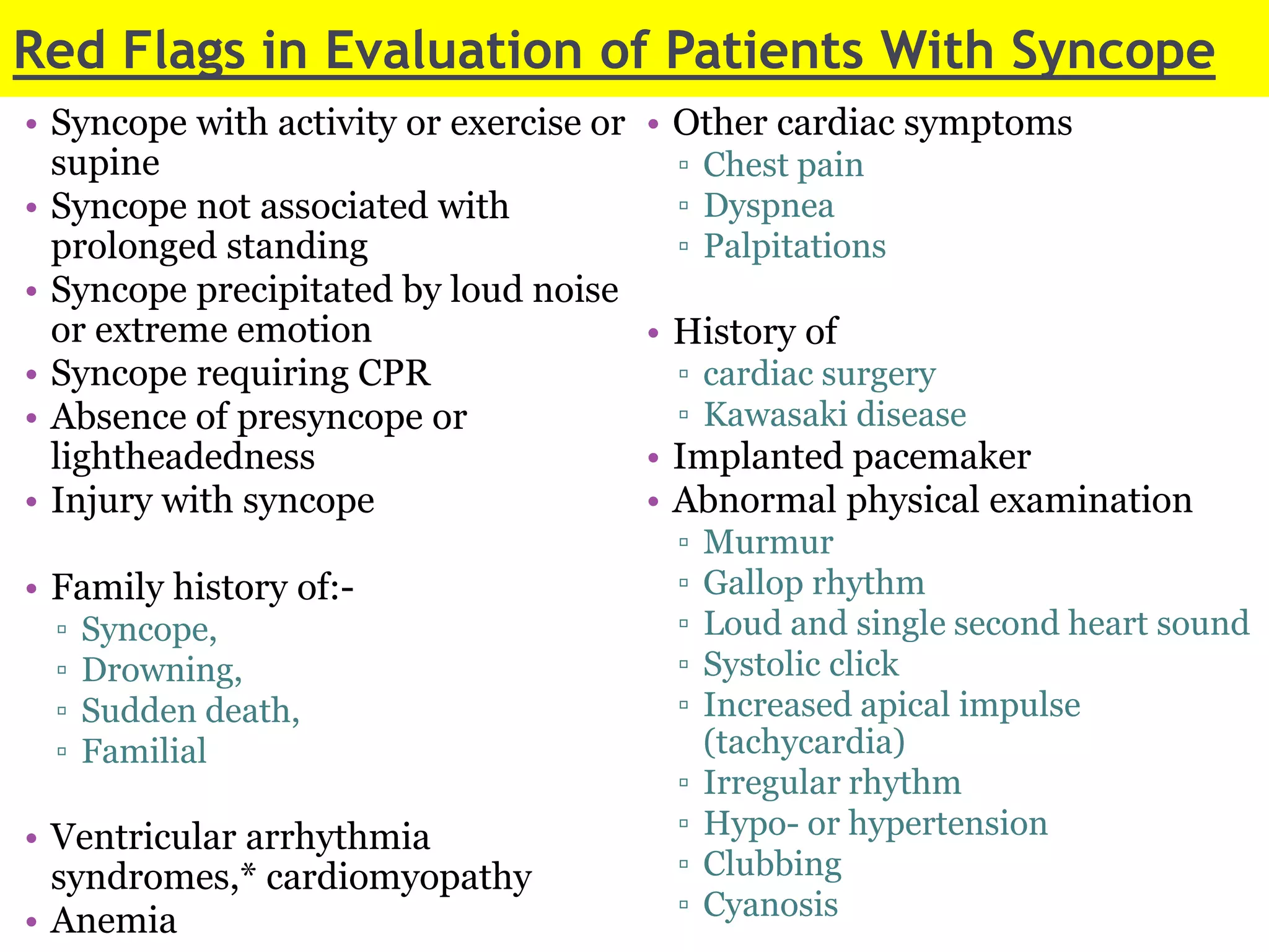 Approach to Syncope in Children (Pediatric Syncope).pptx