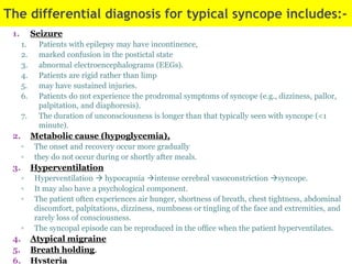 Approach to Syncope in Children (Pediatric Syncope).pptx