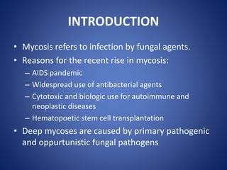 APPROACH TO SYSTEMIC MYCOSIS.pptx