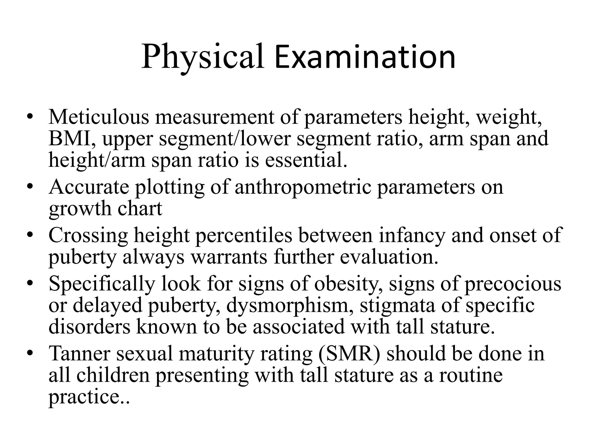 Approach to tall stature | PPTX