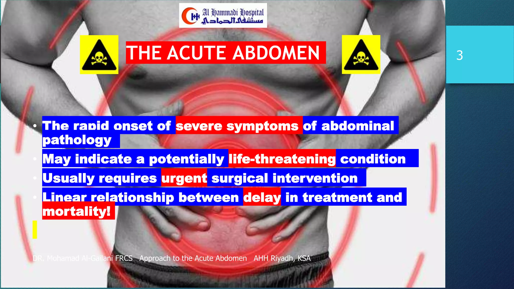 Approach to the Acute Abdomen | PPT
