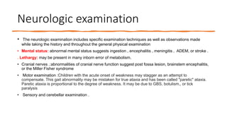 Approach to the child with acute ataxia | PPTX