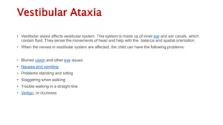 Approach to the child with acute ataxia | PPTX