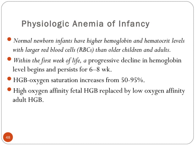 Approach to the child with anemia | PPT