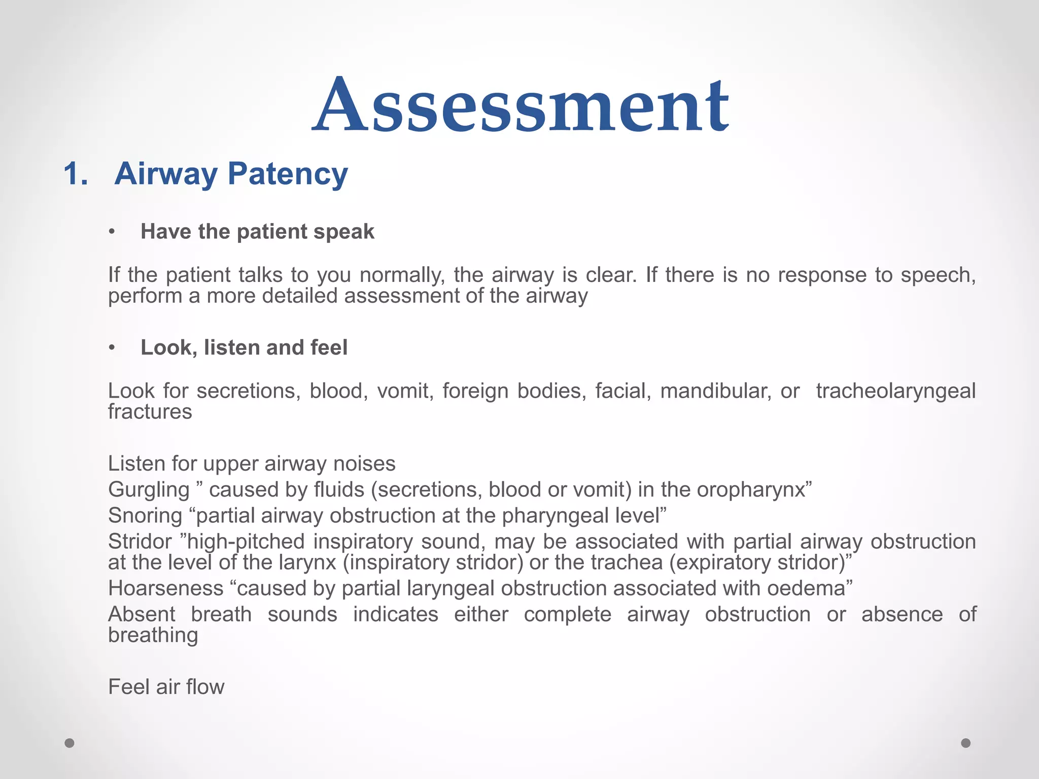 Approach to the critically ill patient | PPTX