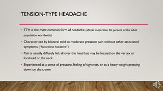 Approach to the diagnosis and management of primary headache disorders ...