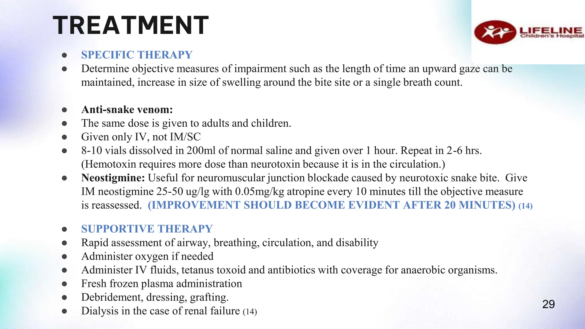 APPROACH TO THE MANAGMENT OF ANIMAL BITE IN CHILDREN (SNAKE AND DOG BITE).pptx | Injuries ...