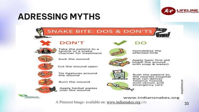 APPROACH TO THE MANAGMENT OF ANIMAL BITE IN CHILDREN (SNAKE AND DOG ...