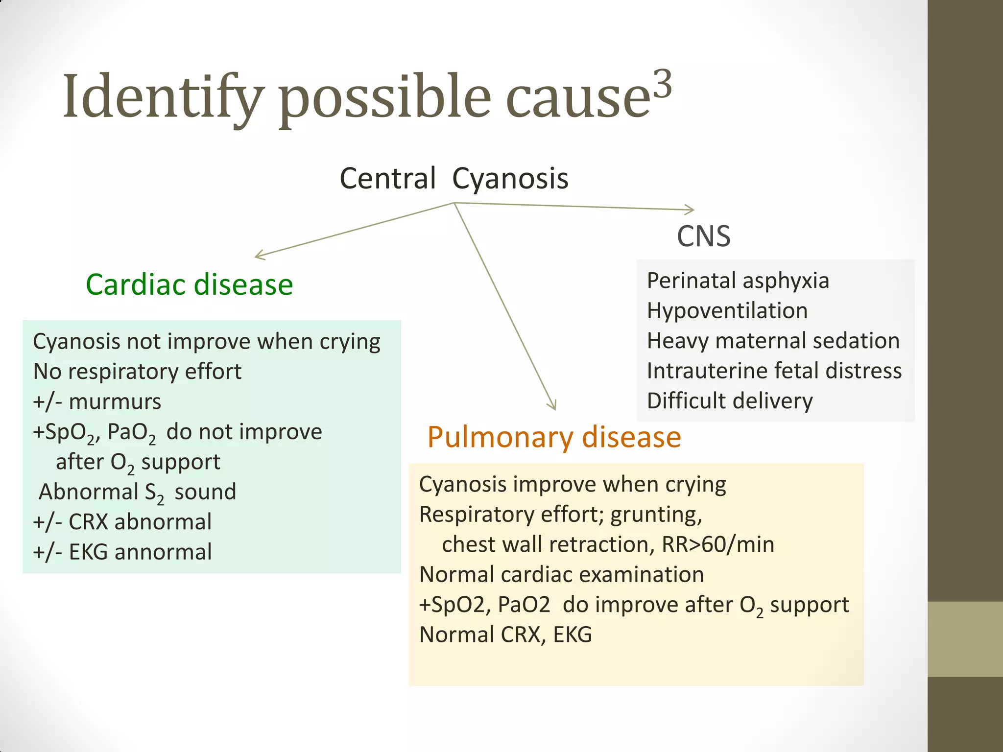 Approach to the neonatal cyanosis | PDF