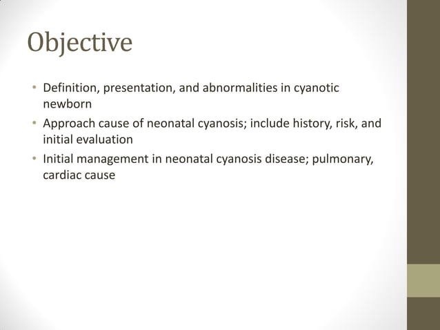 Approach to the neonatal cyanosis | PDF | Heart and Cardiovascular ...