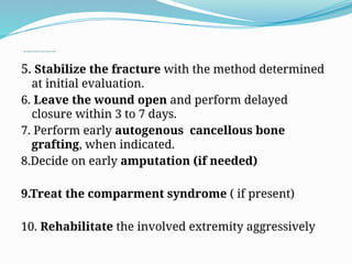 Approach to the Open fracture Management.pptx
