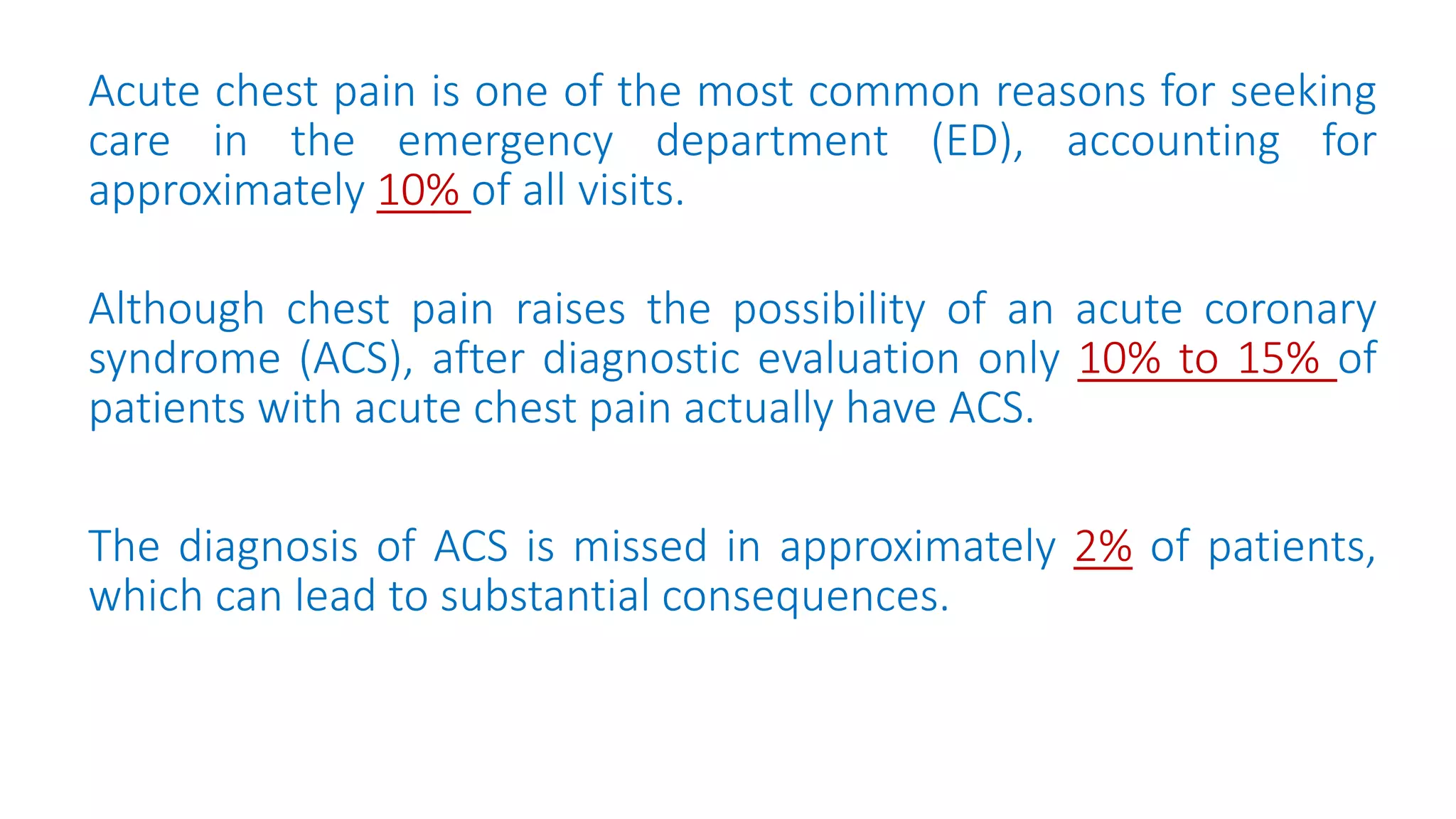 Approach to the patient with chest pain | PPT