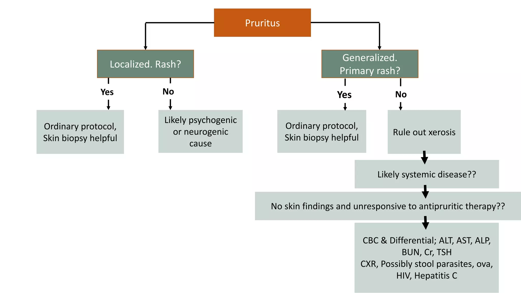 Approach to the patient with pruritus | PPTX
