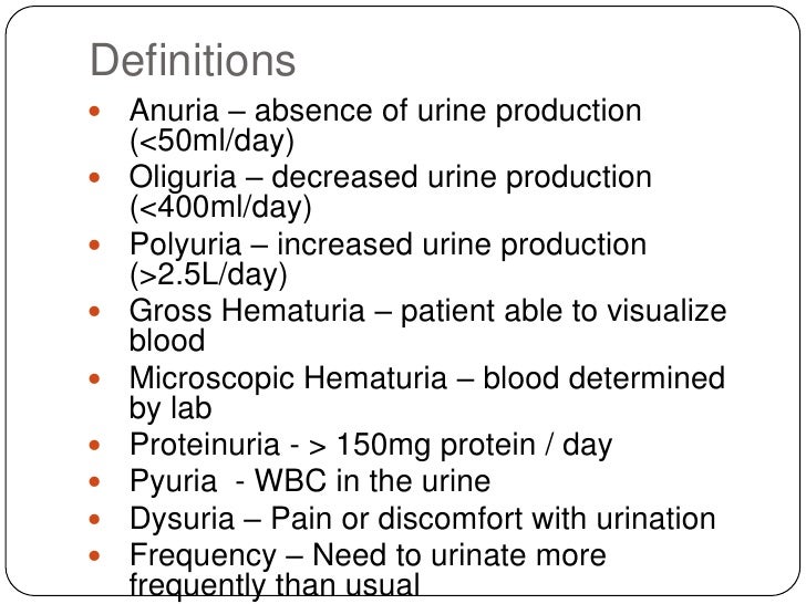 Approach to the Patient with Renal Disease