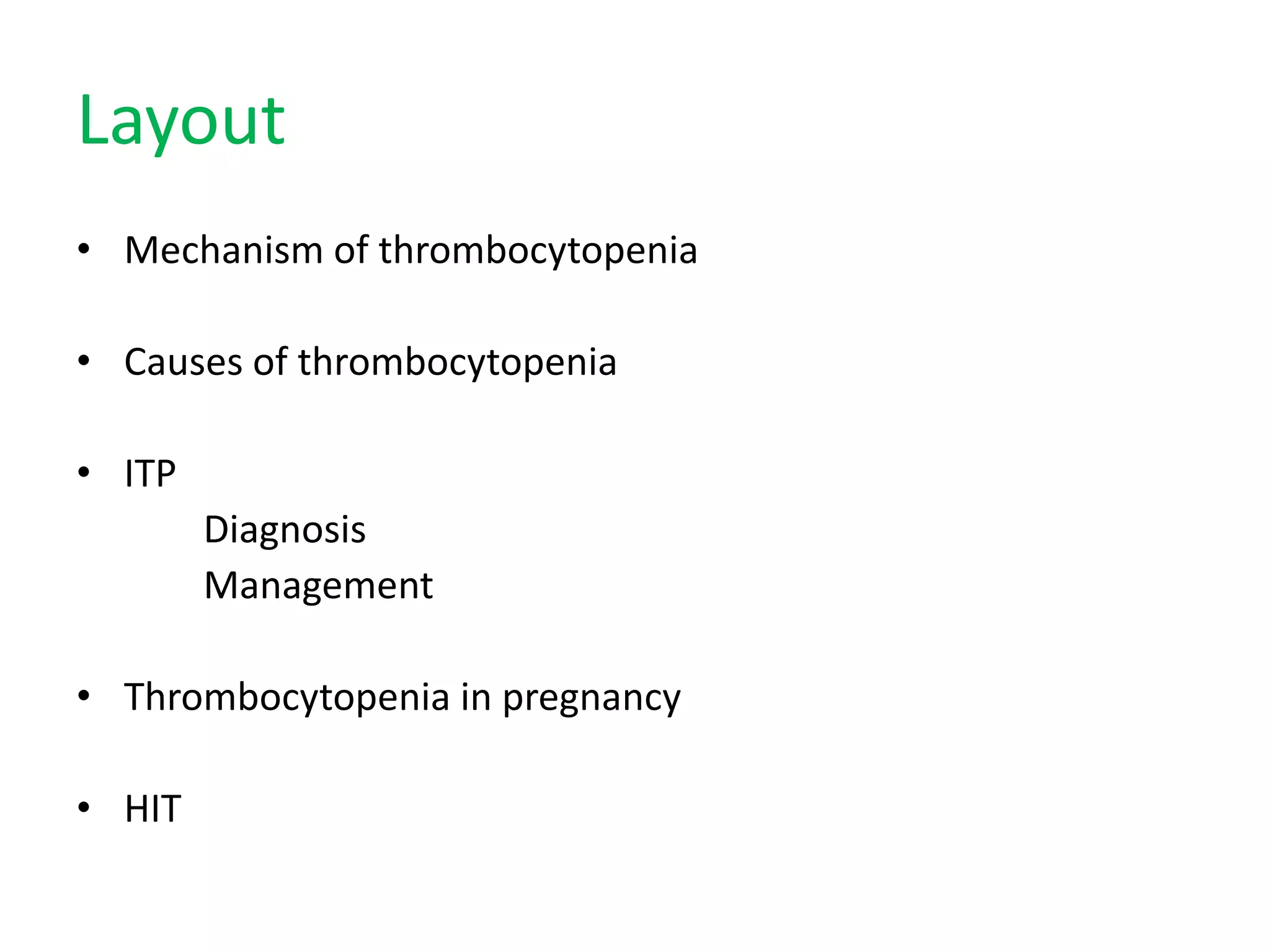 Approach to thrombocytopenia | PPTX