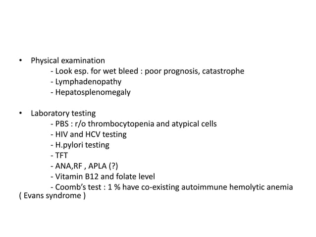 Approach To Thrombocytopenia Pptx