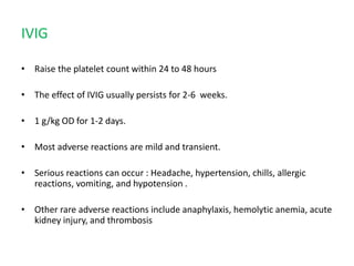 Approach to thrombocytopenia | PPTX