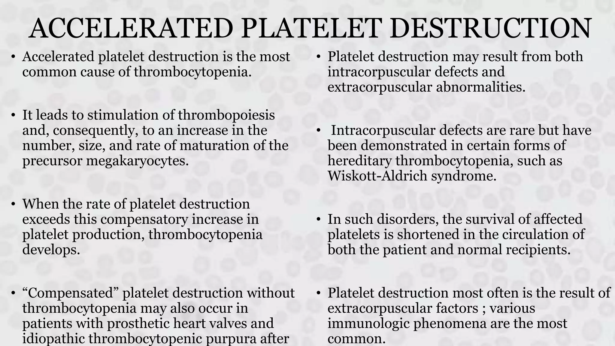 Approach to thrombocytopenia | PPTX