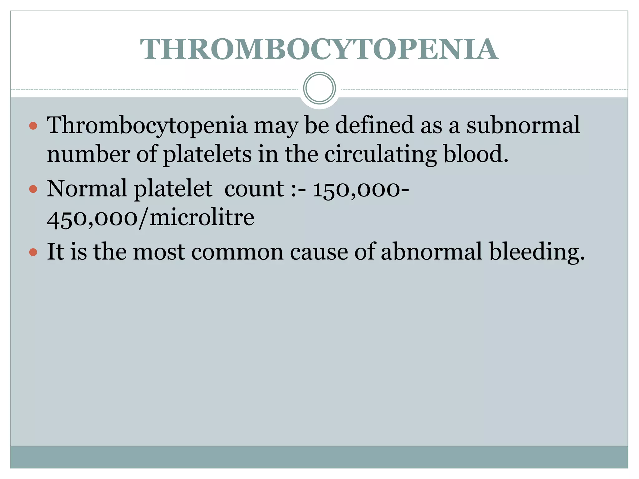 APPROACH TO THROMBOCYTOPENIA.pptx