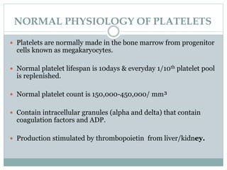 APPROACH TO THROMBOCYTOPENIA.pptx
