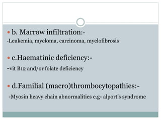 APPROACH TO THROMBOCYTOPENIA.pptx