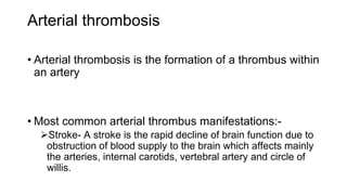 Approach to thrombosis_gow_edit (1) | PPT