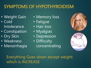 Approach to thyroid disorders hypothyroid hyperthyroid | PPTX