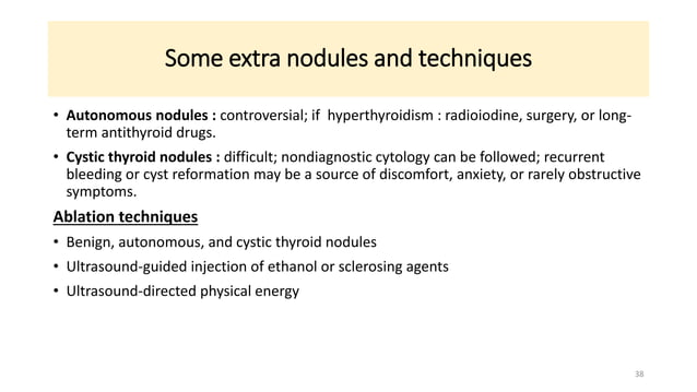 Approach to thyroid nodule.pptx | Thyroid Disorders | Endocrine and ...