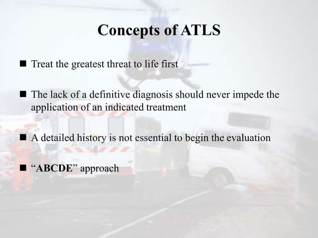 Approach to trauma- ATLS update by Dr.Damodhar.M.V | PPTX