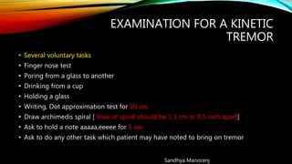 Approach to tremor | PPTX