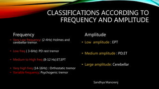 Approach to tremor | PPTX