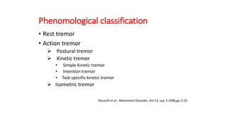 Approach to tremors | PPTX
