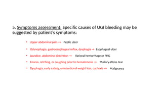 APPROACH TO UGI Bleeding (1).ppt DR. SAMSMSMSMSMSMx | PPTX