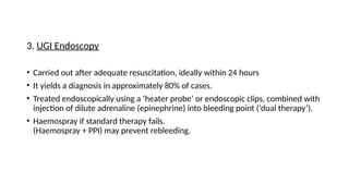 APPROACH TO UGI Bleeding (1).ppt DR. SAMSMSMSMSMSMx | PPTX