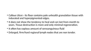 APPROACH TO ULCERS.powerpoint for medical students | PPT