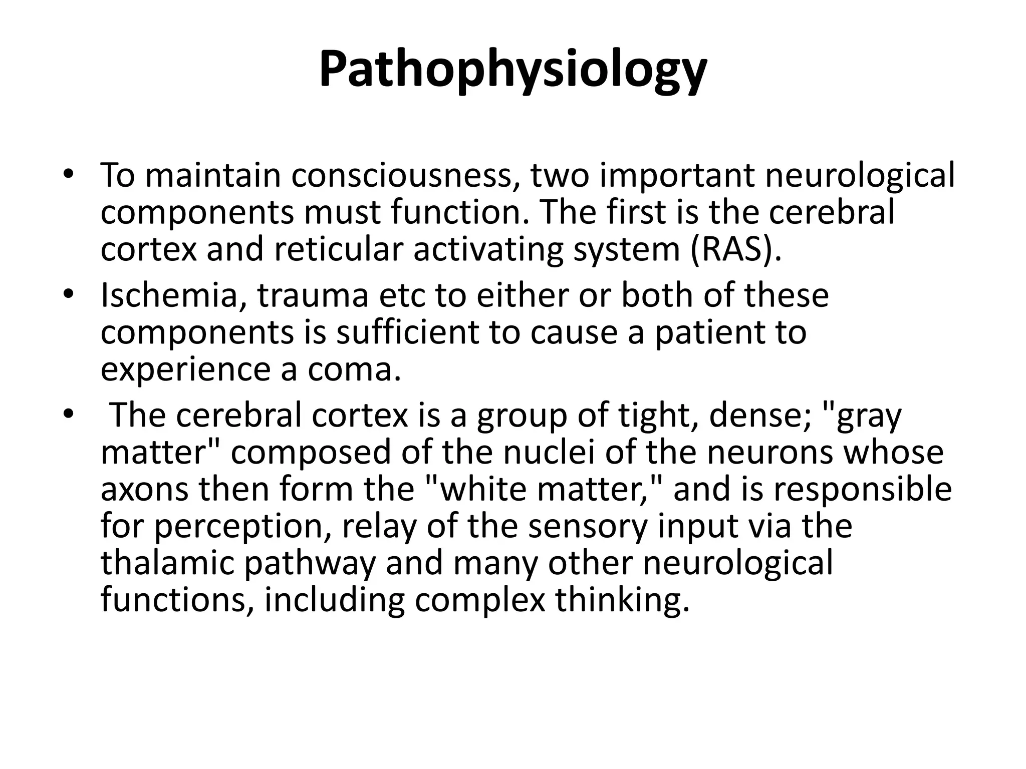 Approach to unconsciousness | PPTX