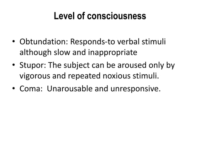 Approach to unconsciousness | PPTX
