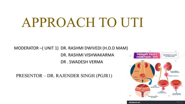 APPROACH TO UTI.pptx education pediatrics | PPT