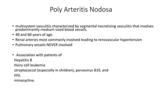 APPROACH TO VASCULITIS..........pptx