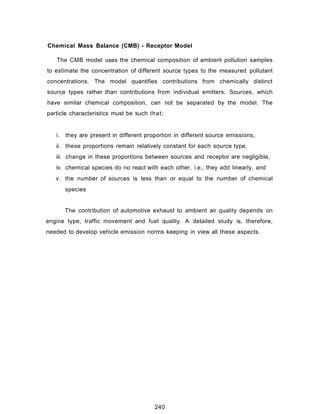 Approach to vehicle emission modelling | PDF