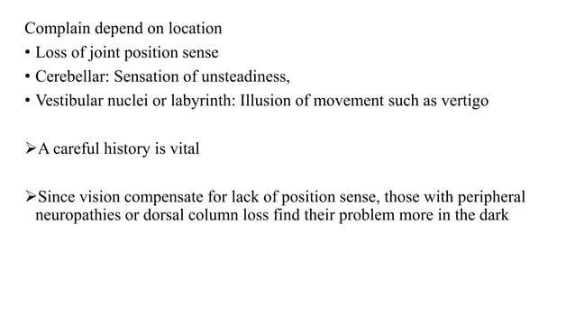 Approach to vertigo | PPTX