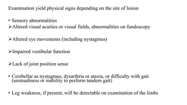 Approach to vertigo | PPTX