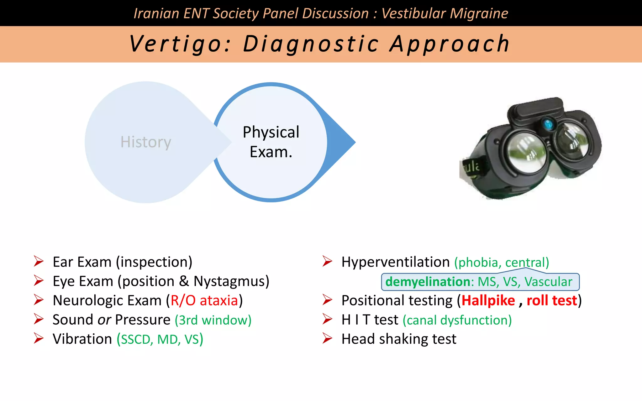 Approach to vertigo | PPTX
