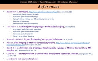 Approach to vertigo | PPTX