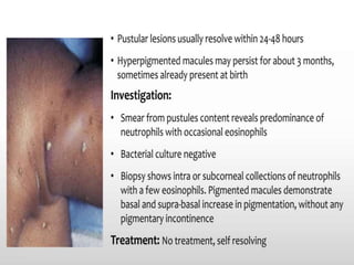 Approach to vesiculo bullous papular lesion in neonates | PPTX